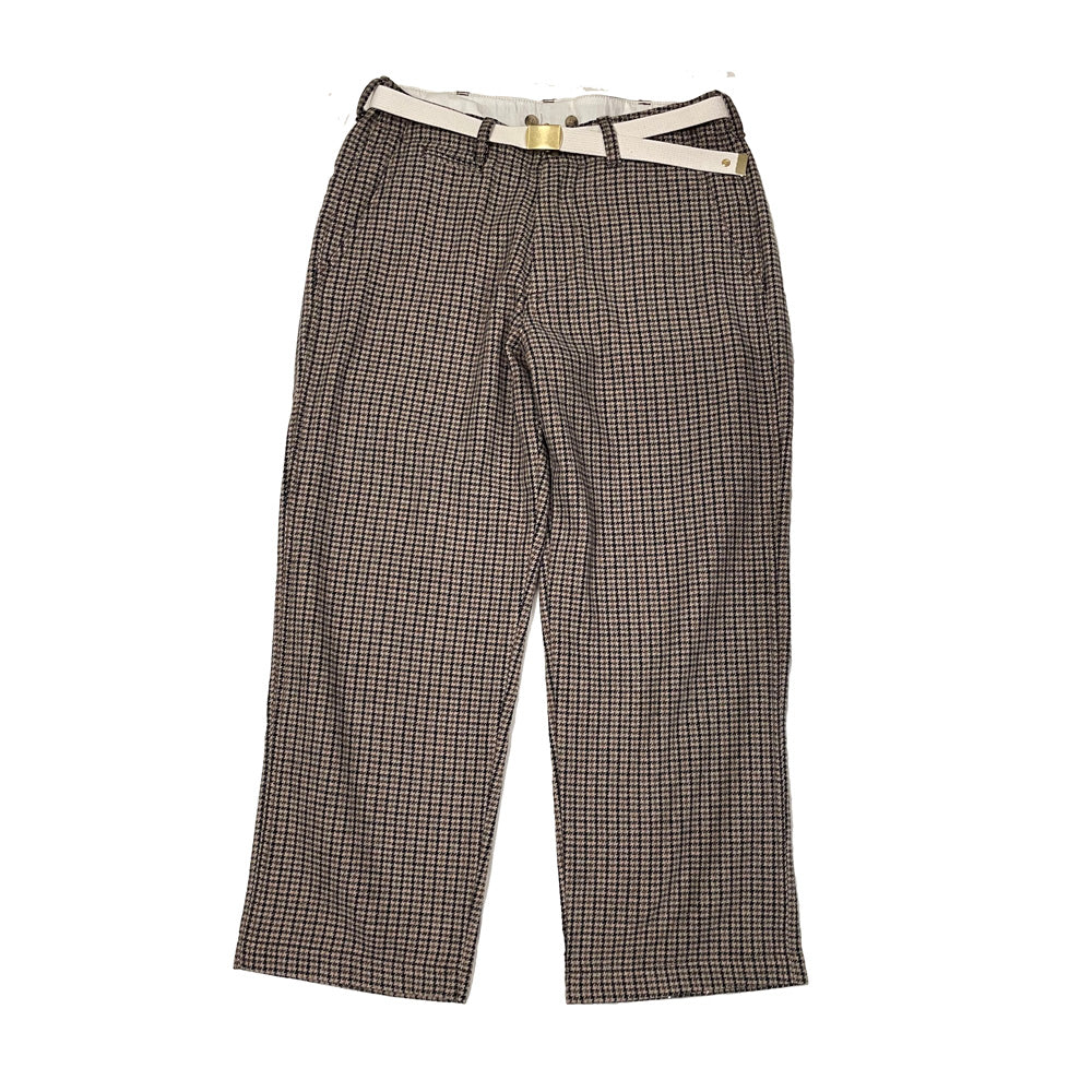 WOOL TROUSERS GUN-CLUB CHECK – MACH55.Ltd.